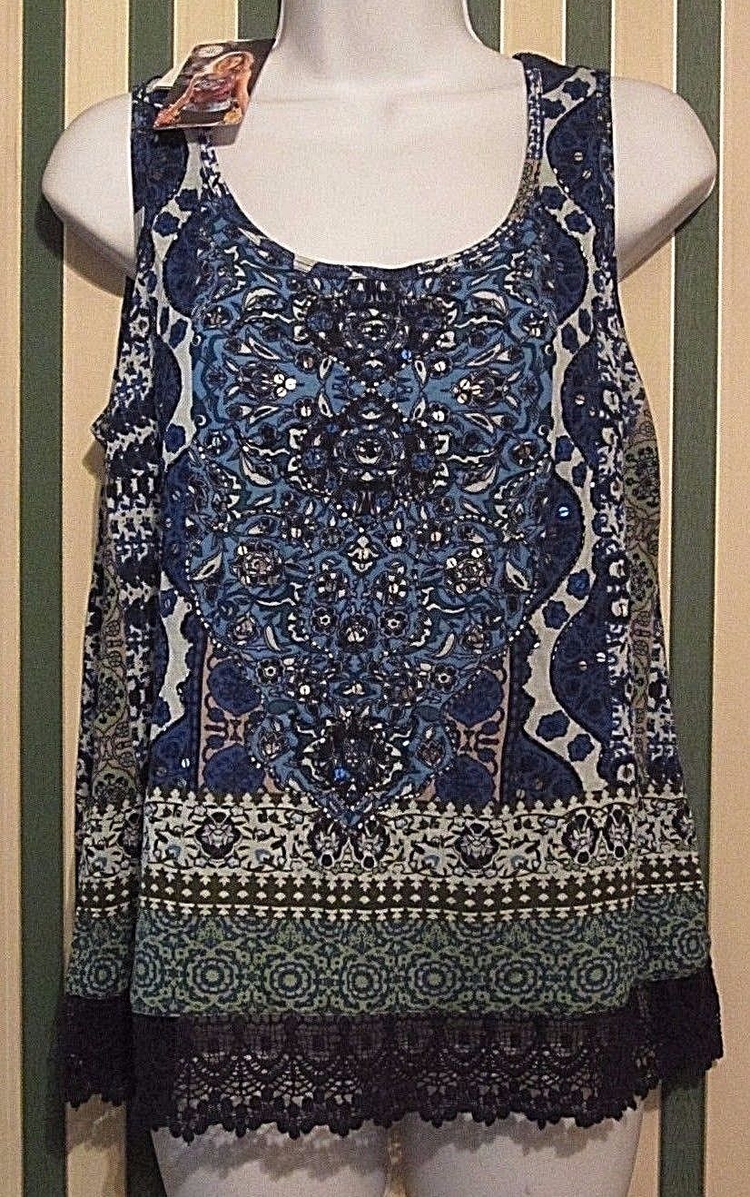 NWT Women's BILA Hand Beaded Tanks & Sheer Tops; Assorted Styles, Sizes ...