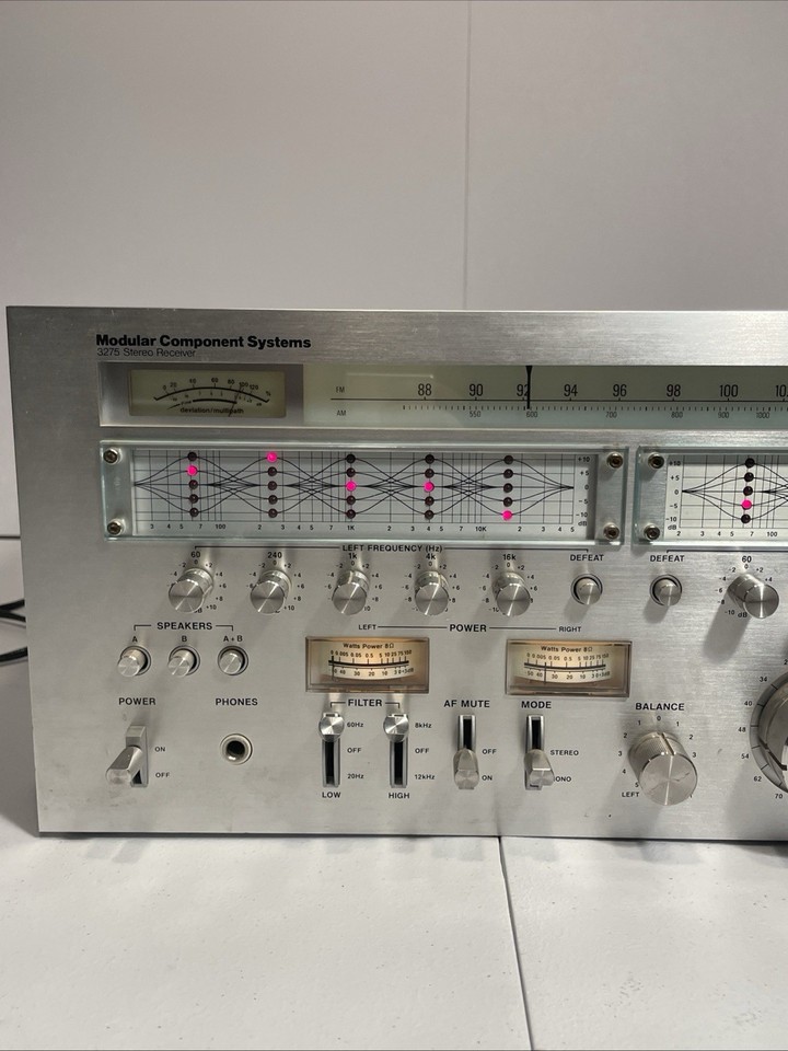 MCS 3275 Modular Component Systems Vintage Receiver TESTED READ | eBay