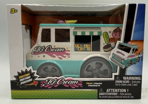 Ice Cream Truck Friction Action Toy Jam'n Products 6” Ages 3+ New ...