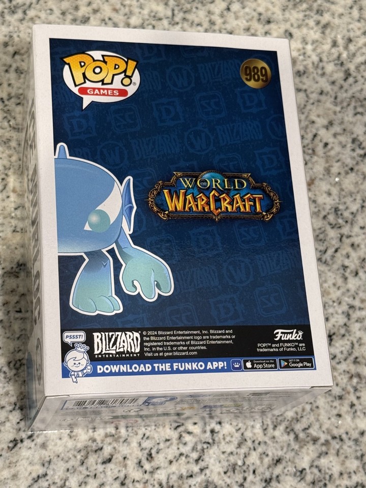 Funko Pop World of Warcraft ICE MURLOC #989 Blizzard Exclusive NO CODE ...