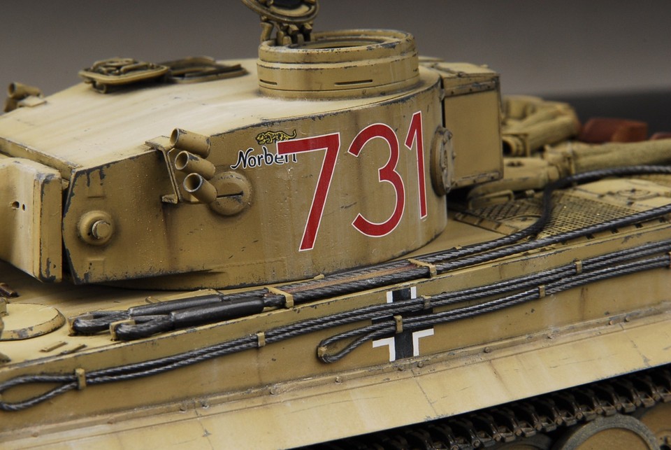 Award Winner Built 1/35 Rommel's Tiger I sPz.Abt.501 Diorama +PE ...