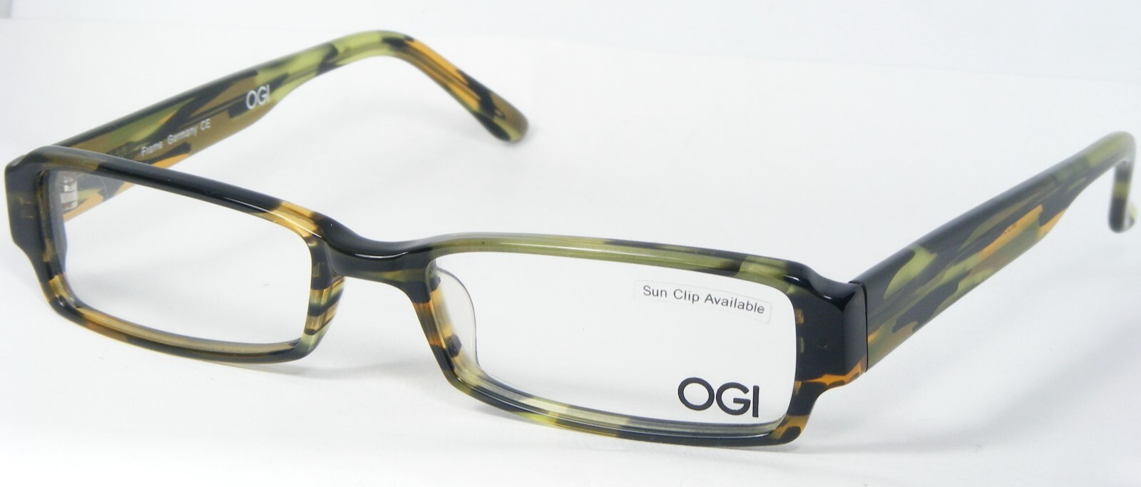 OGI EVOLUTION 7127 390 GREEN CAMOUFLAGE UNIQUE EYEGLASSES 50-16-140mm ...