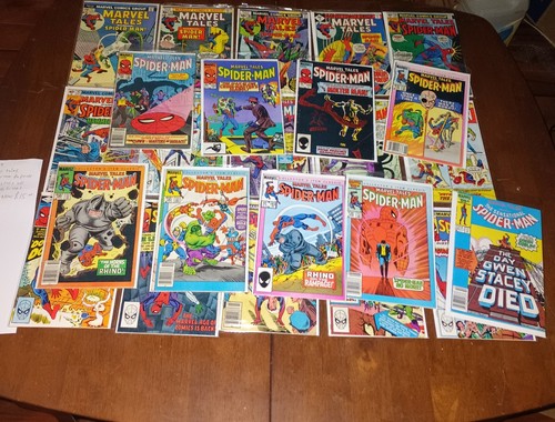 Marvel Tales Starring Spider 24 Issue Comic Lot 57 77-79 105 107 138 ...