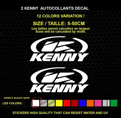 2 KENNY sticker Genuine decal sticker WATERPROOF STICKERS | eBay
