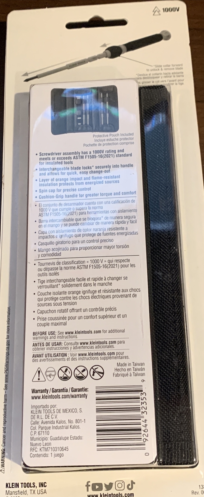 Klein Tools 8-In-1 Insulated Electronics Screwdriver - 32584INS | eBay