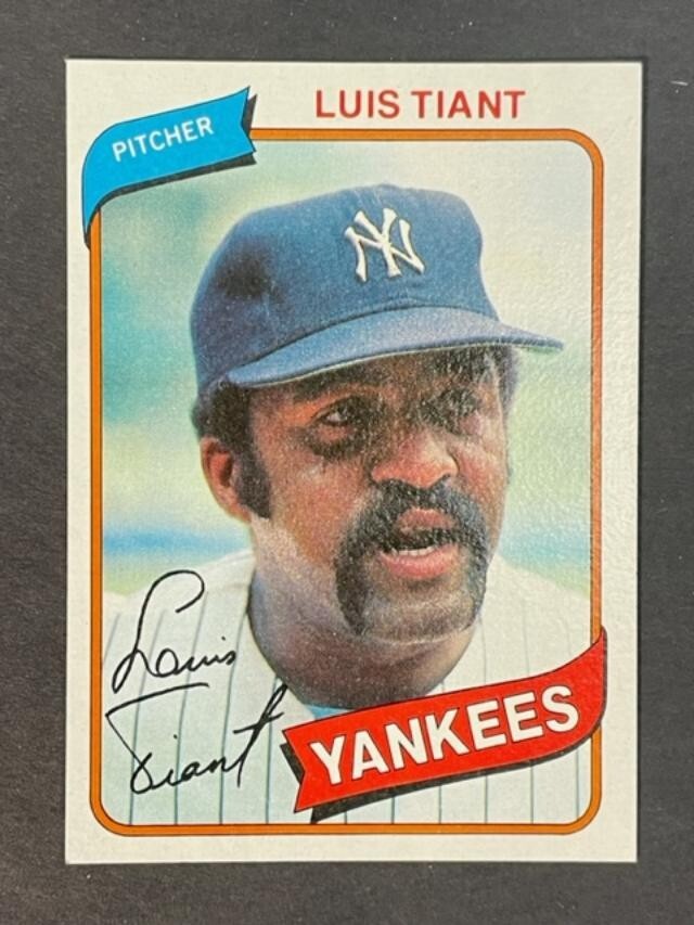 1980 Topps LUIS TIANT # 35 - pulled from vending case - NM-MT | eBay