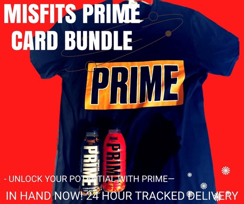 Prime Drink Card Misfits 2 Drinks + T-Shirt Limited Edition Prime KSI ...
