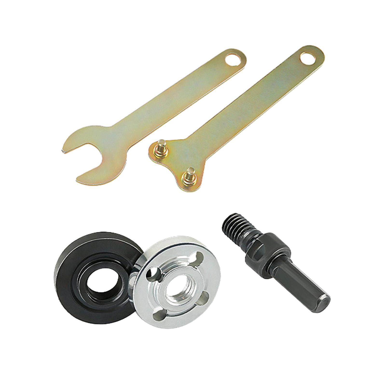 Electric Drill Angle Grinder Adapter Flange Nuts Drill Arbor Adapter ...