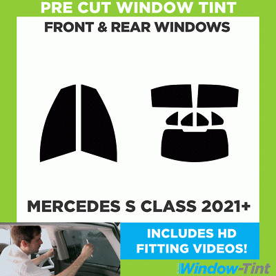 For Mercedes S Class 2021+ Full Pre Cut Window Tint Kit Front & Rear ...