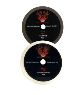 High Teck 727CP Foam Waffle Polishing Compounding Pads White/Black ...