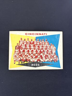 1960 Topps Baseball # 164 Cincinnati Reds Team Card EX | eBay