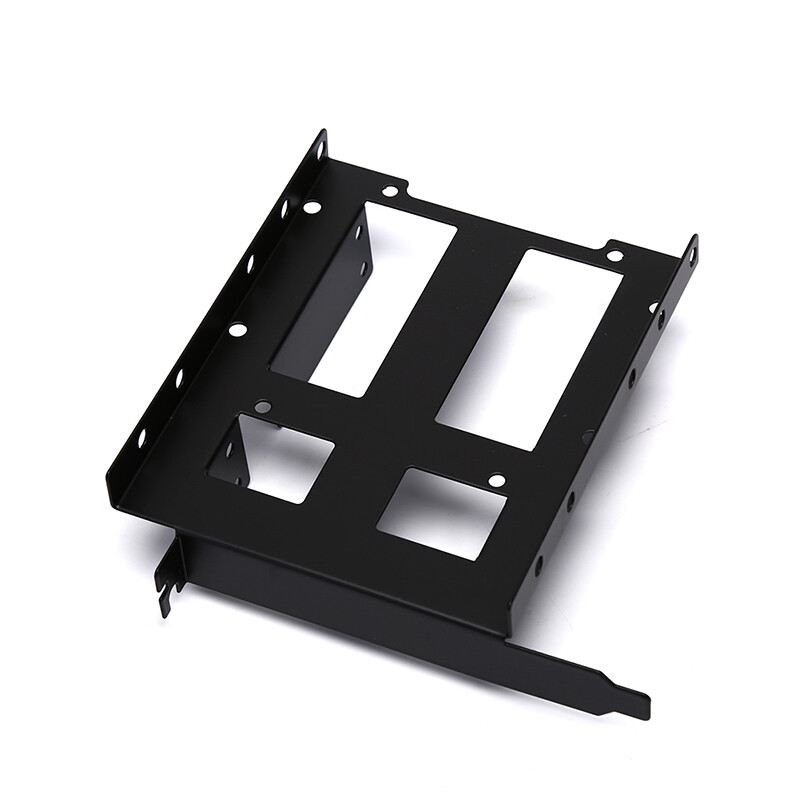 3.5" 2.5" SSD HDD to PCI PCI-e Metal Mount PC Casing Hard Drive Bracket ...