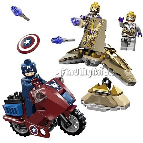 NEW Lego The Avengers 6865 Captain America's Avenging Cycle Factory ...