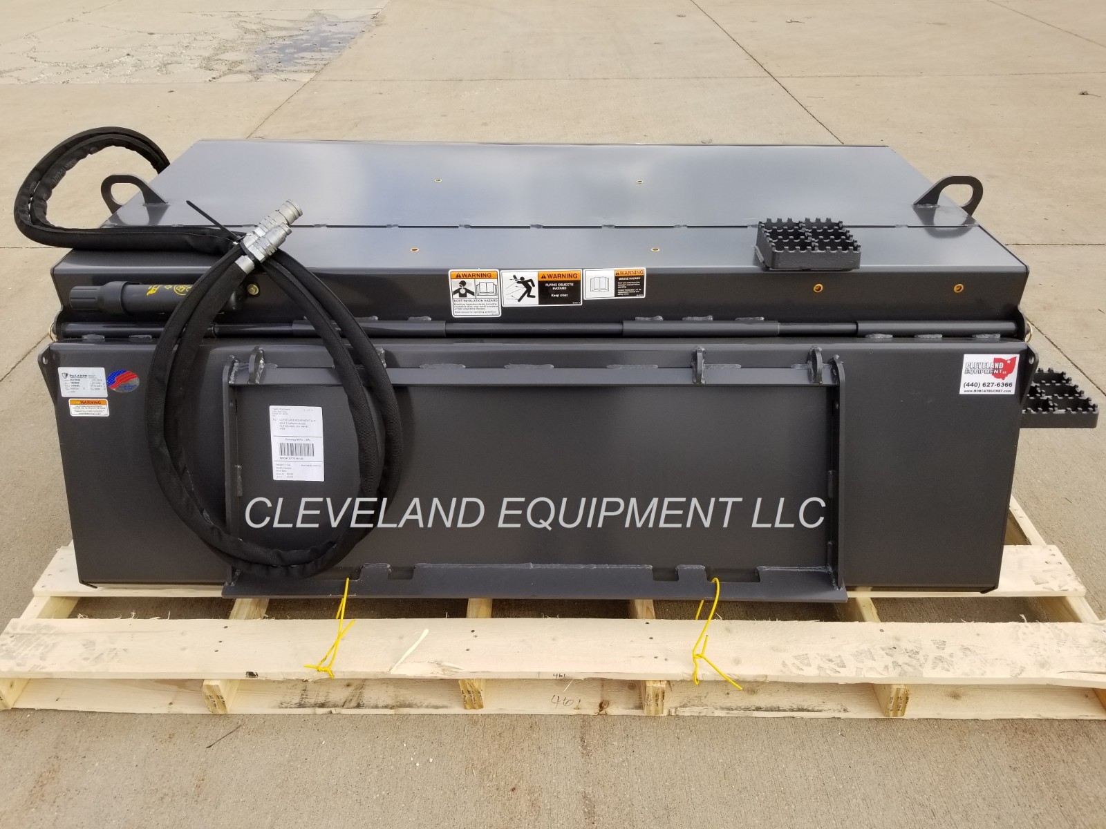 72" SWEEPSTER PICK UP BROOM ATTACHMENT Skid Steer Loader Sweeper Box ...