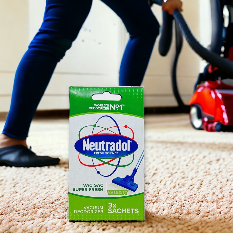 Neutradol SUPER FRESH Vac Sac Deodorizer Sachets Vacuum Hoover Air ...