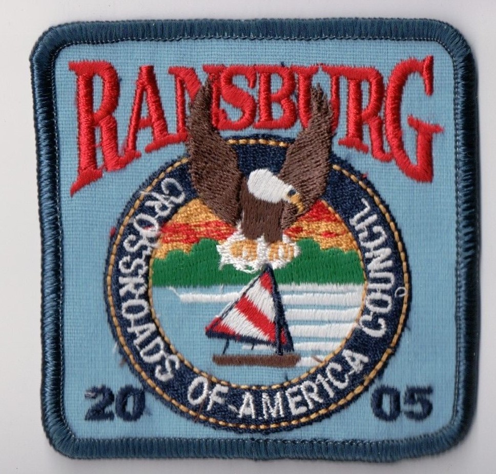 BSA Patch, Camp Ransburg Scout Reservation, 2005 Crossroads of America ...
