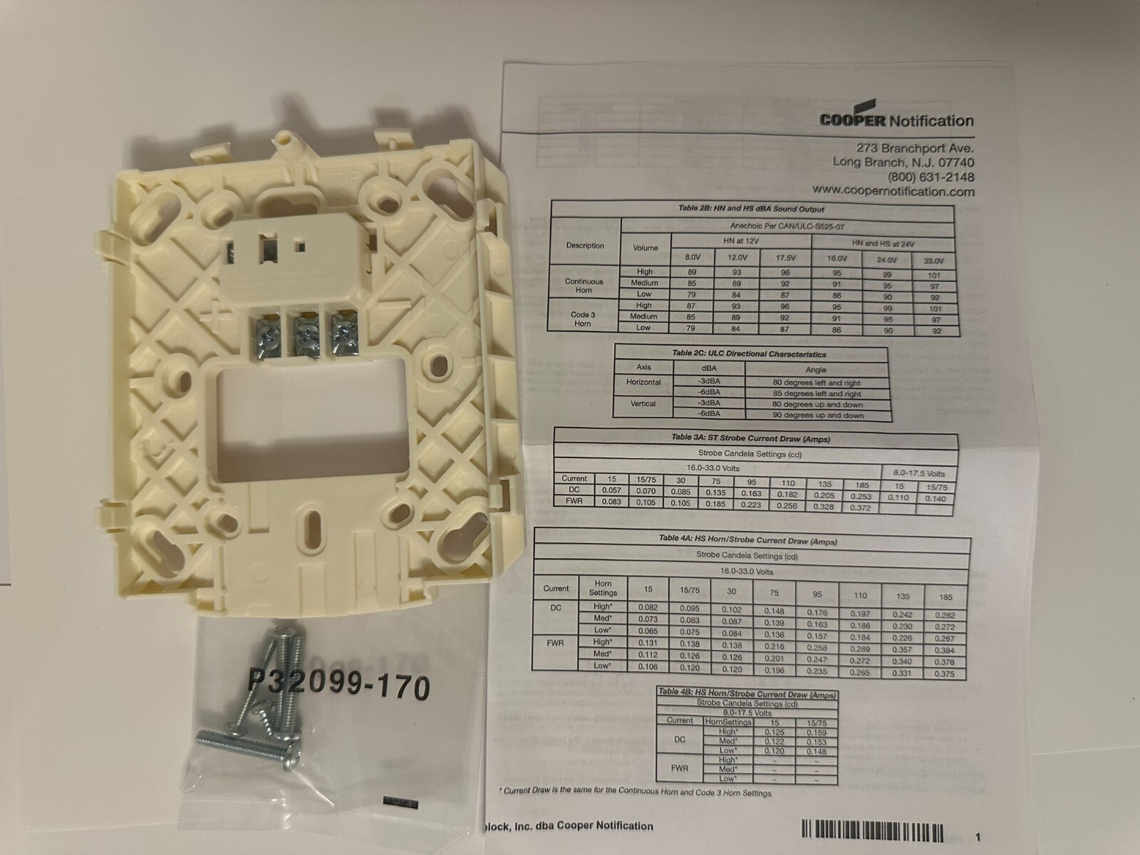 Eaton Wheelock Fire Alerting Strobe Horn - Red (WH-HSR) for sale online ...