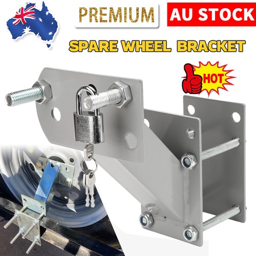 Spare Wheel Carrier Holder Bracket Universal CAMPER TRAILER CARAVAN ...
