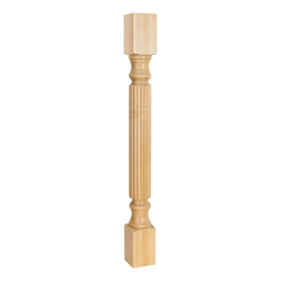ONE-3-1/2" W x 3-1/2" D x 35-1/2" H Rubberwood Reed Post- BEST PRICE ON ...