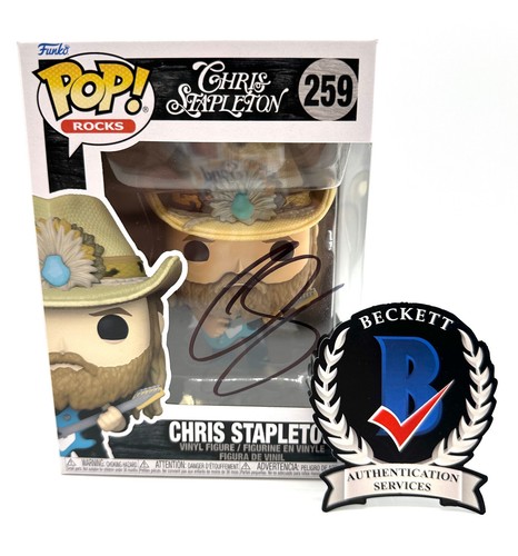 Chris Stapleton Signed Autograph 259 Funko Pop Beckett BAS Country ...