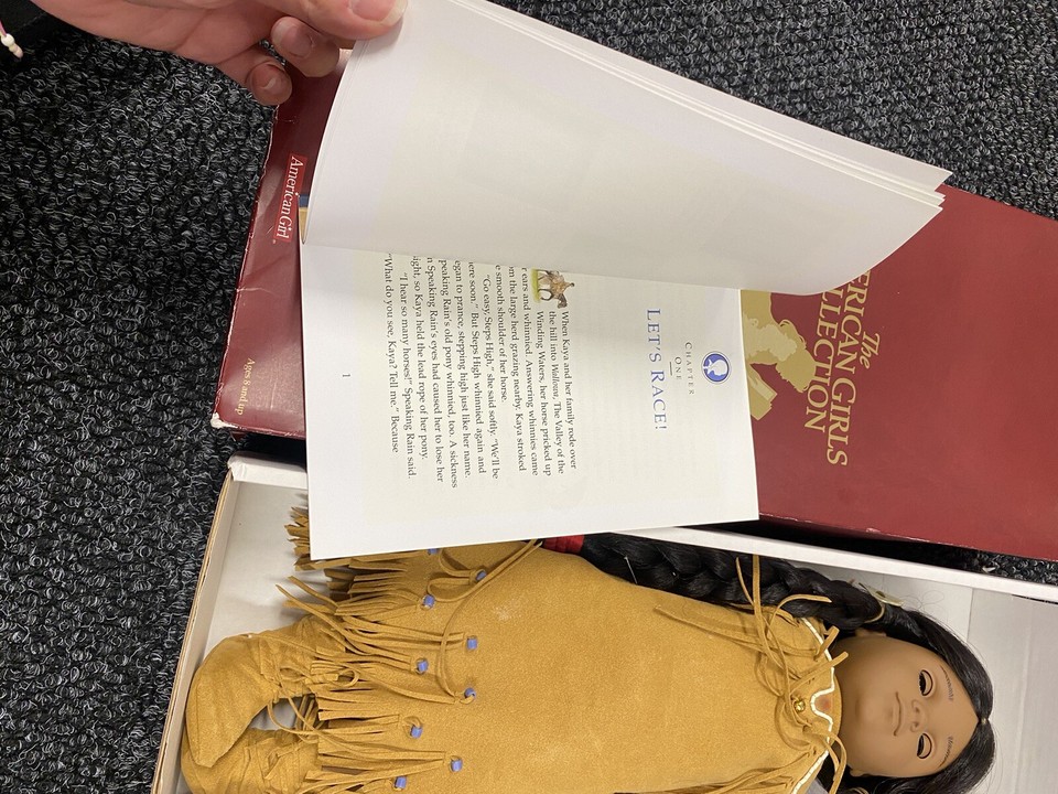 Original 2002 American Girl Kaya Doll With Meet Dress & Book Vintage | eBay