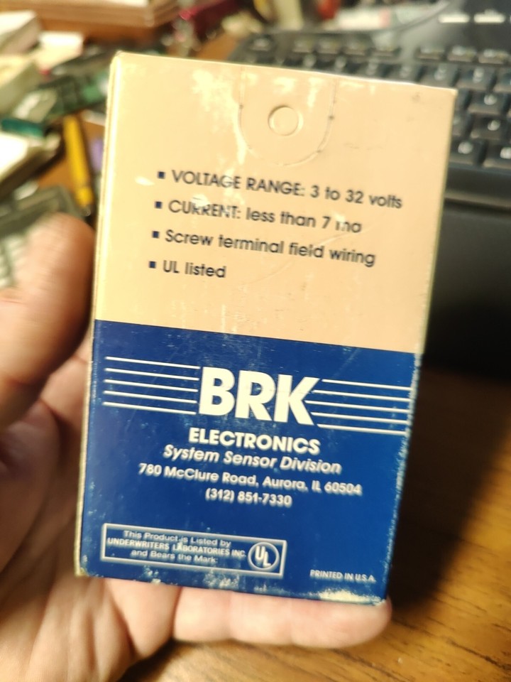 BRK ELECTRONICS RA-400 REMOTE LED ANNUNCIATOR MODULE, 12/24-VDC WHITE ...
