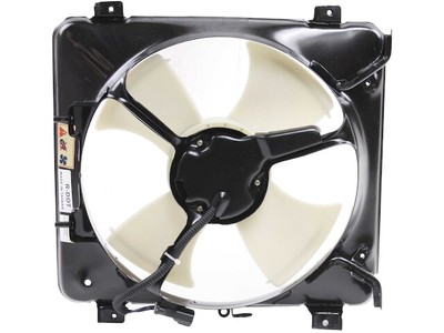 Left Auxiliary Engine Cooling Fan Assembly For 96-00 Honda Civic LX CX ...