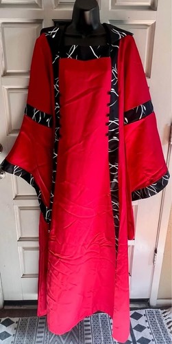 Anime Cosplay Red Hooded Dress Medium | eBay