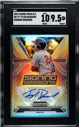 2021 Panini Prizm SS-TY TYLER DEARDEN Signing Sessions Auto - SGC 9.5 ...