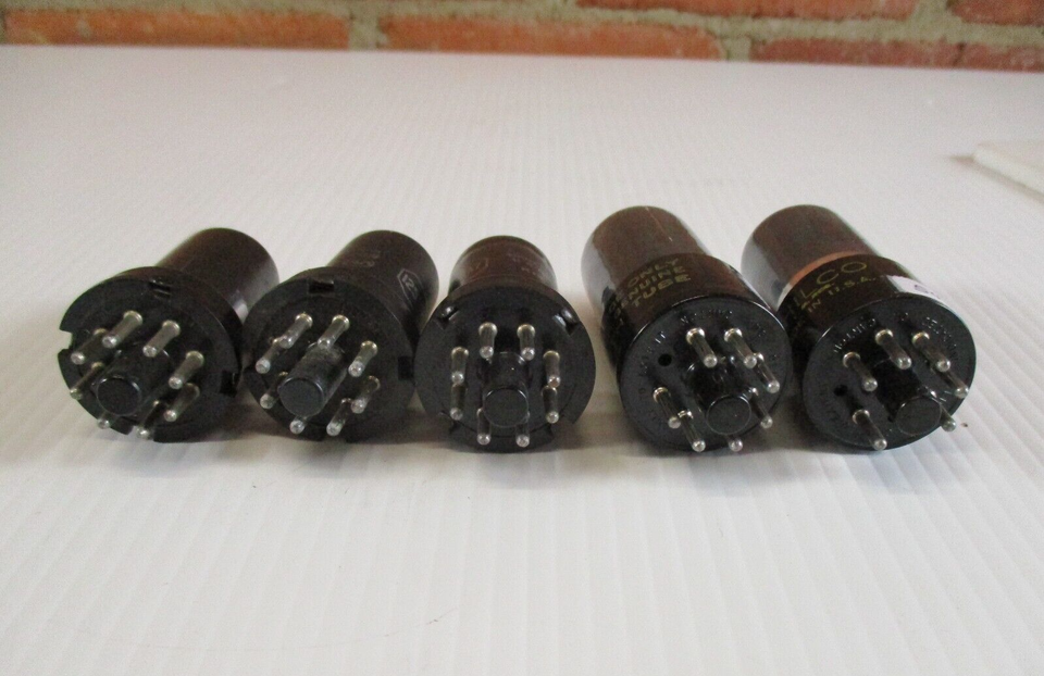 AA5 Radio Vacuum Tube Set 12SA7 12SK7 12SQ7 50L6GT 35Z5GT RCA Philco ...