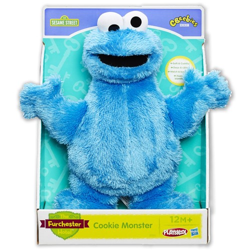 Cookie Monster Let's Cuddle 11"/28cm Furchester Hotel CBeebies Plush ...