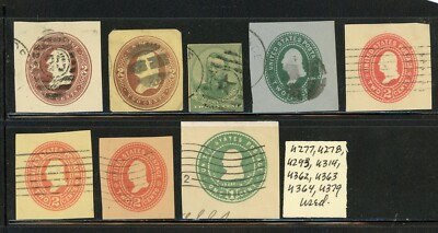 US Scott # U277, U278, U293, U314, U362, U363, U364, U379 - Used (26 ...