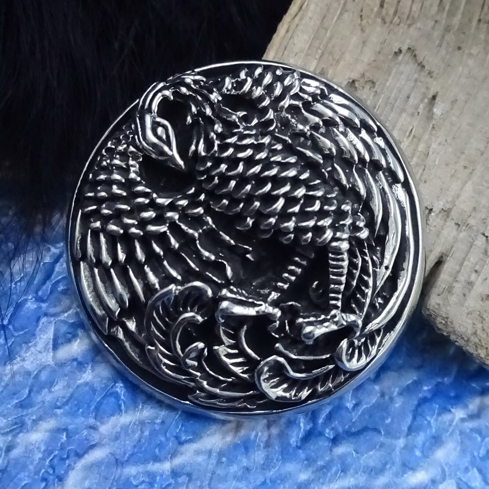 Vintage Phoenix Wallet Snap, Concho, Leather Craft, Wallets, Belts (S ...