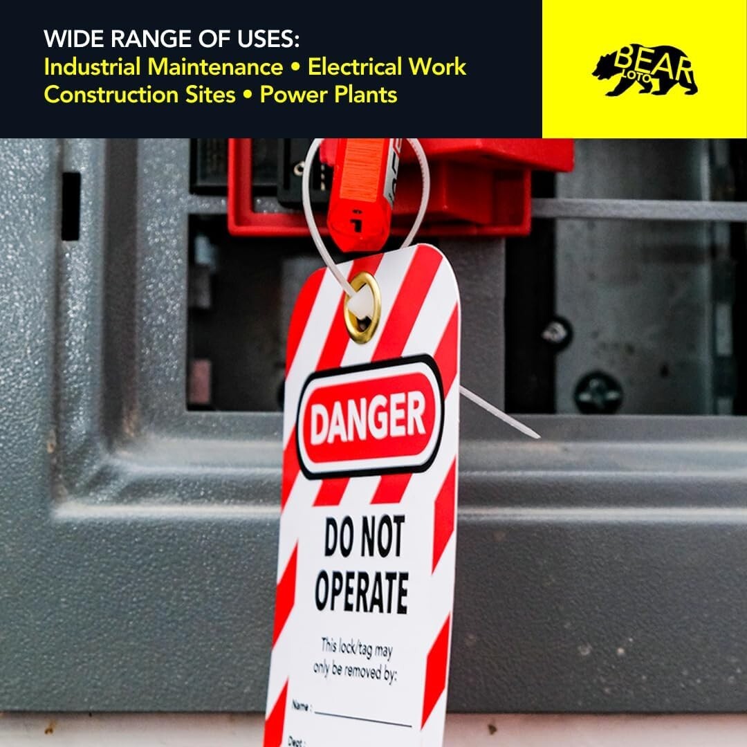 Lockout Tagout Kit Industrial (LOTO) - Complete Safety Set With ...