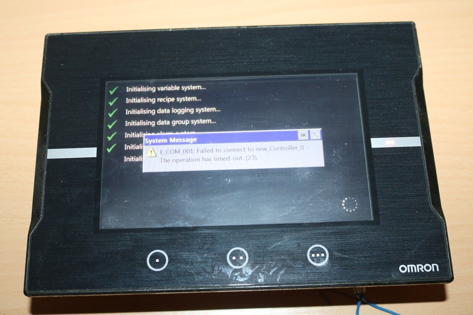 Omron NA5-7W001B touchscreen panel touch HMI 7" inch 24 VDC 35W | eBay