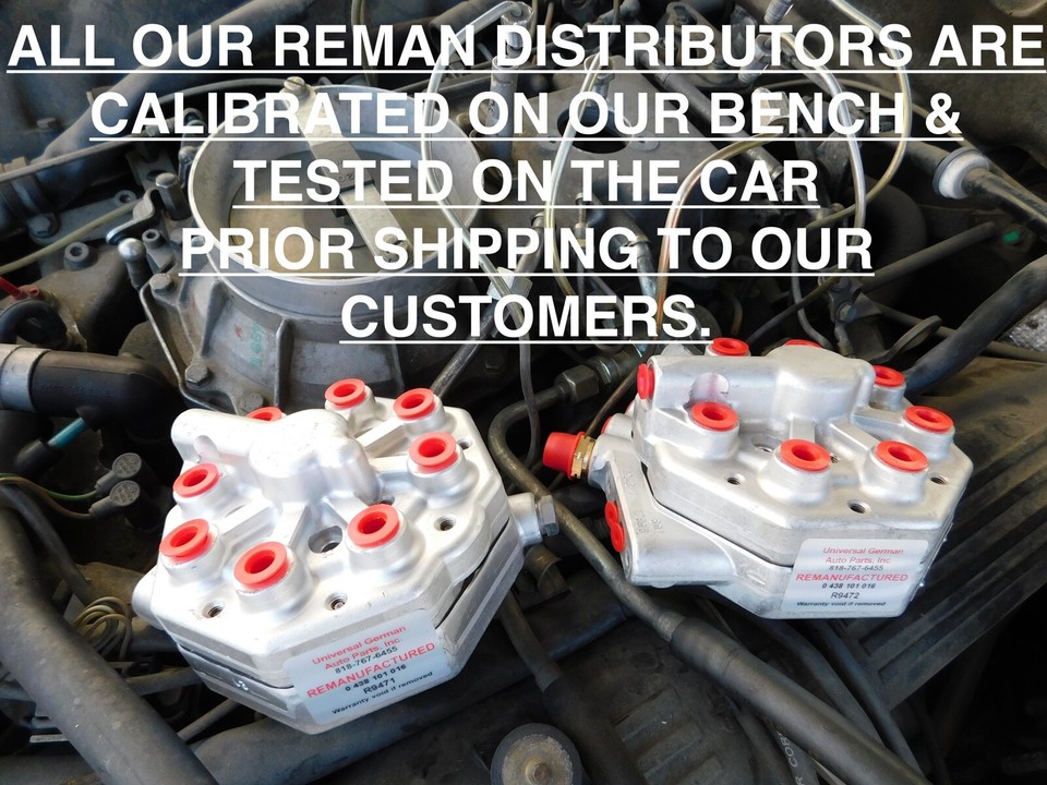 560SEC 560SEL 420SEL 560SL FUEL DISTRIBUTOR 0438101018 - REMANUFACTURED ...