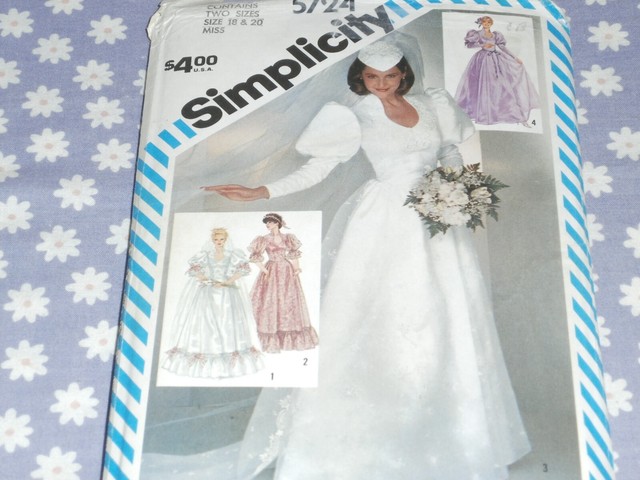 Simplicity Pattern 5724 Civil War Dress Size 14 to 20 Uncut for sale ...