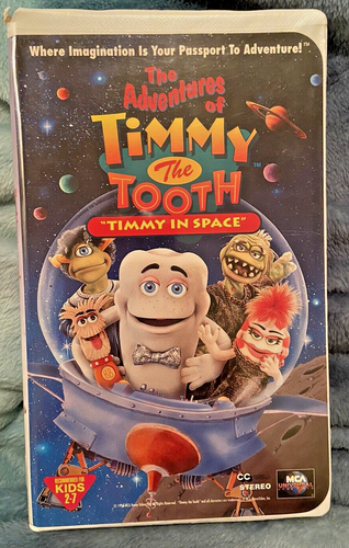 Adventures of Timmy the Tooth- Timmy in Space VHS, 1994 Clamshell ...