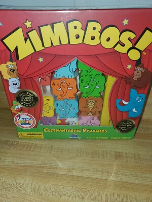 New ZIMBBOS elephantastic pyramids stem wooden block animal stack ...