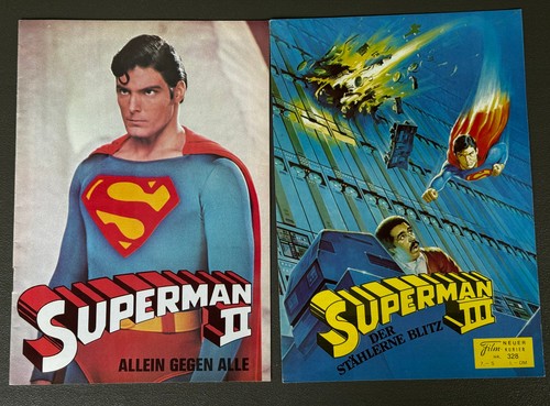 German Superman Movie Programs – Superman II (1980) & Superman III ...