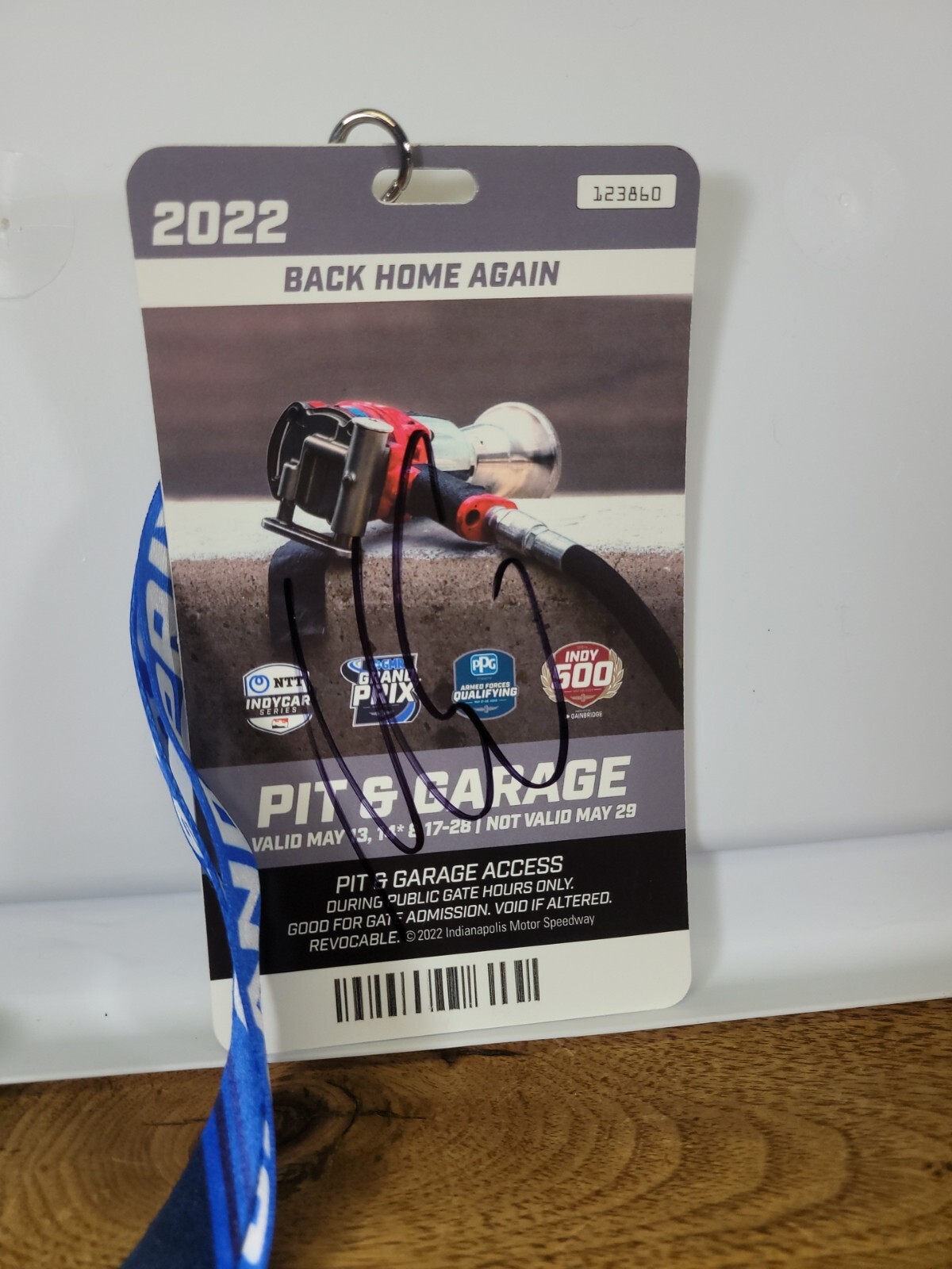 2022 Indianapolis 500 Signed Pit Garage Signed Marcus Ericsson | eBay