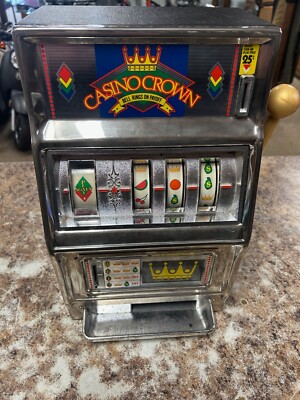 Vintage WACO Casino Crown Slot Machine Accepts Quarters Or Free Play | eBay
