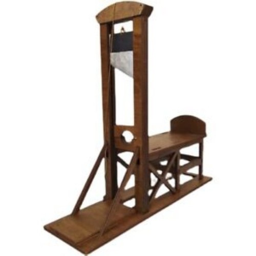 New French Louis wood guillotine model soldier scene accessories Gift ...
