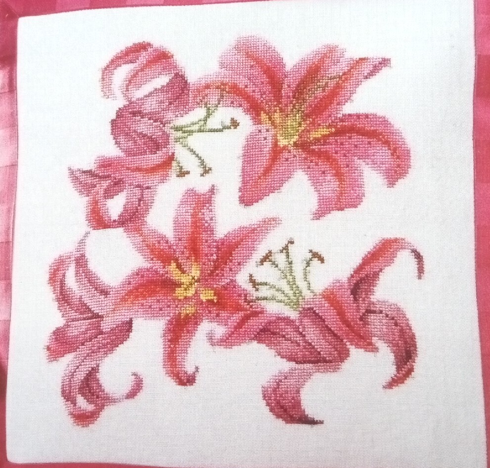 Counted Cross Stitch Pattern Flower