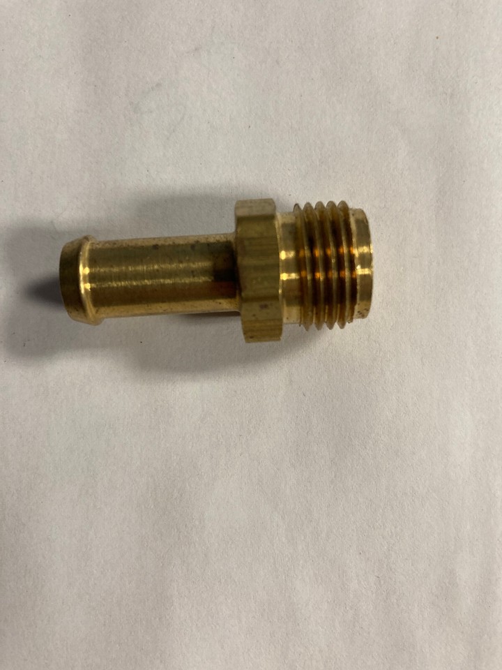 5/8"-18 Inverted Flare to 3/8" Hose Barb Fitting Carburetor and Fuel ...