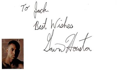 Gavin Houston Signed Auto 3x5 Index Card Shameless | eBay