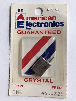NOS American Electronics Crystal CB Radio Scanner Walkie Talkie 465.325 ...