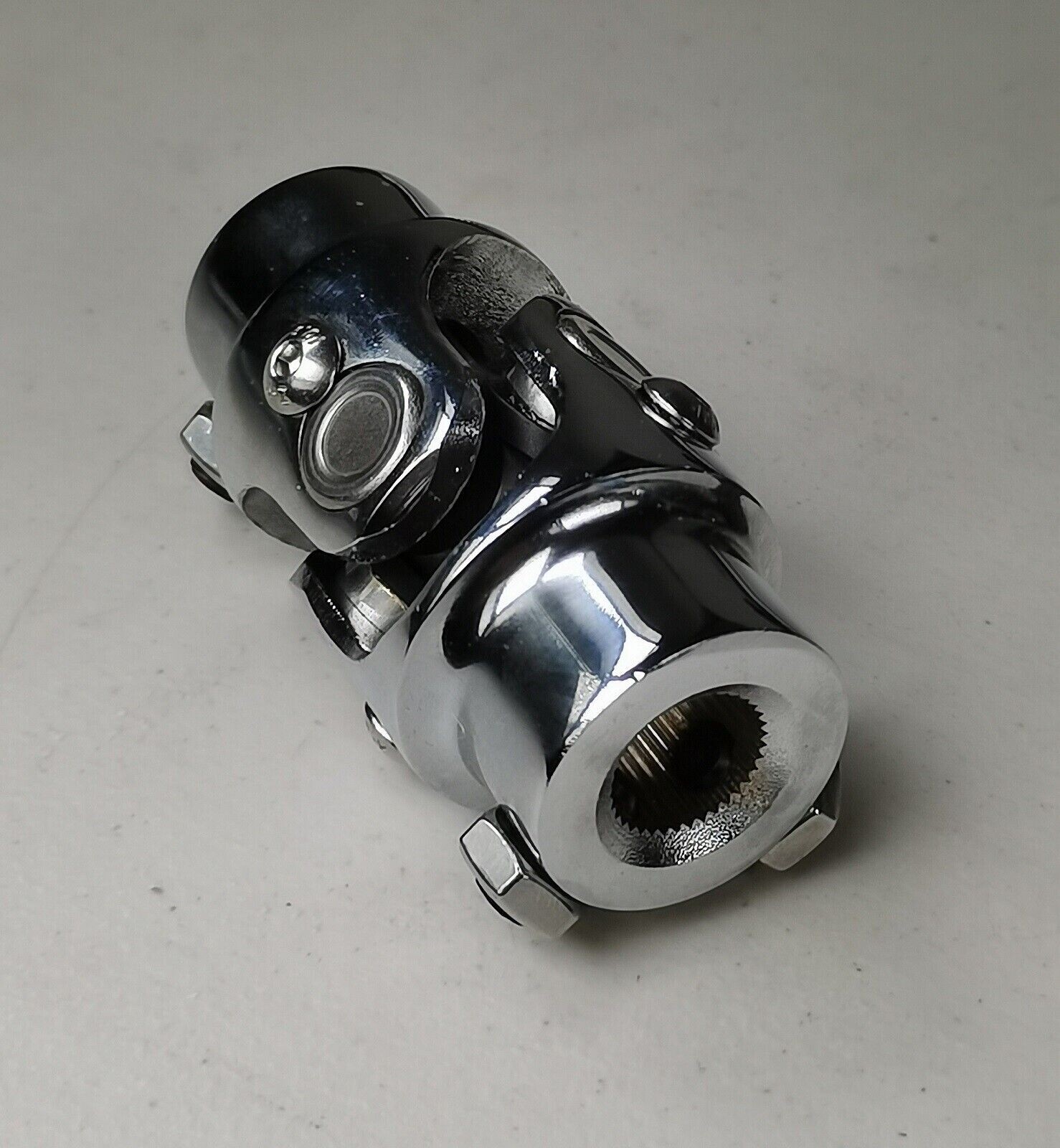 STREET ROD VEGA STEERING BOX RAT ROD 32 FORD CHEVY &CHROME U-JOINT 5/8 ...