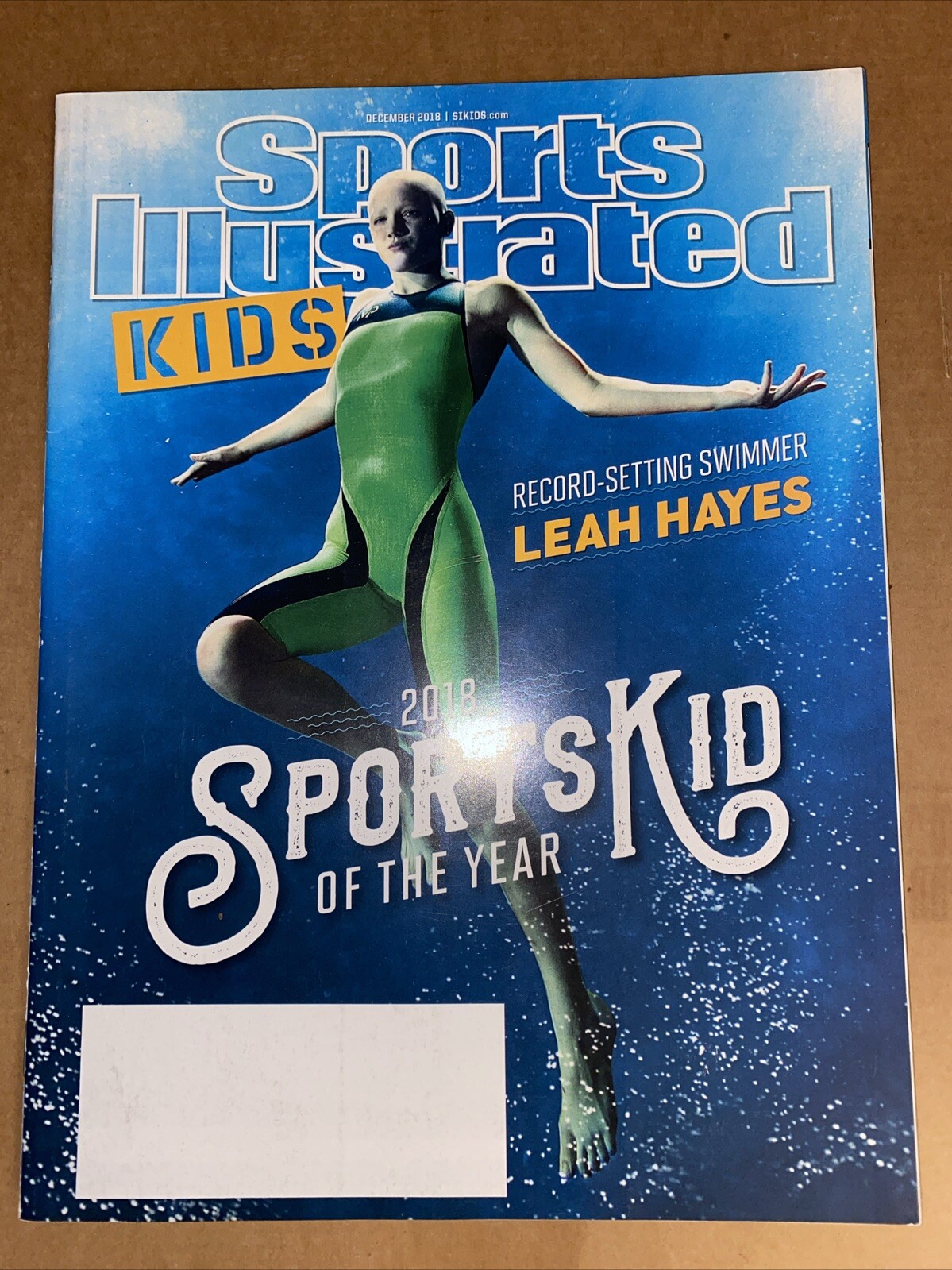 Sports Illustrated for Kids Magazine December 2018 Leah Hayes with 9 ...