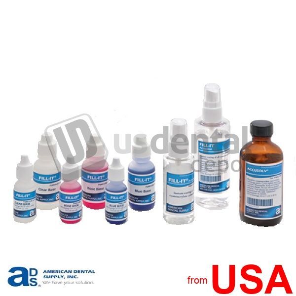 ADS Fill - It CLEAR 2oz. Act. - 1 Base & Sol. kit - #F680-1-CR 117970 ...